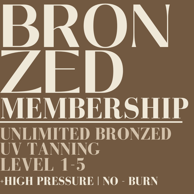 UV Tanning | BRONZED - Boutique. Beauty. Tan.